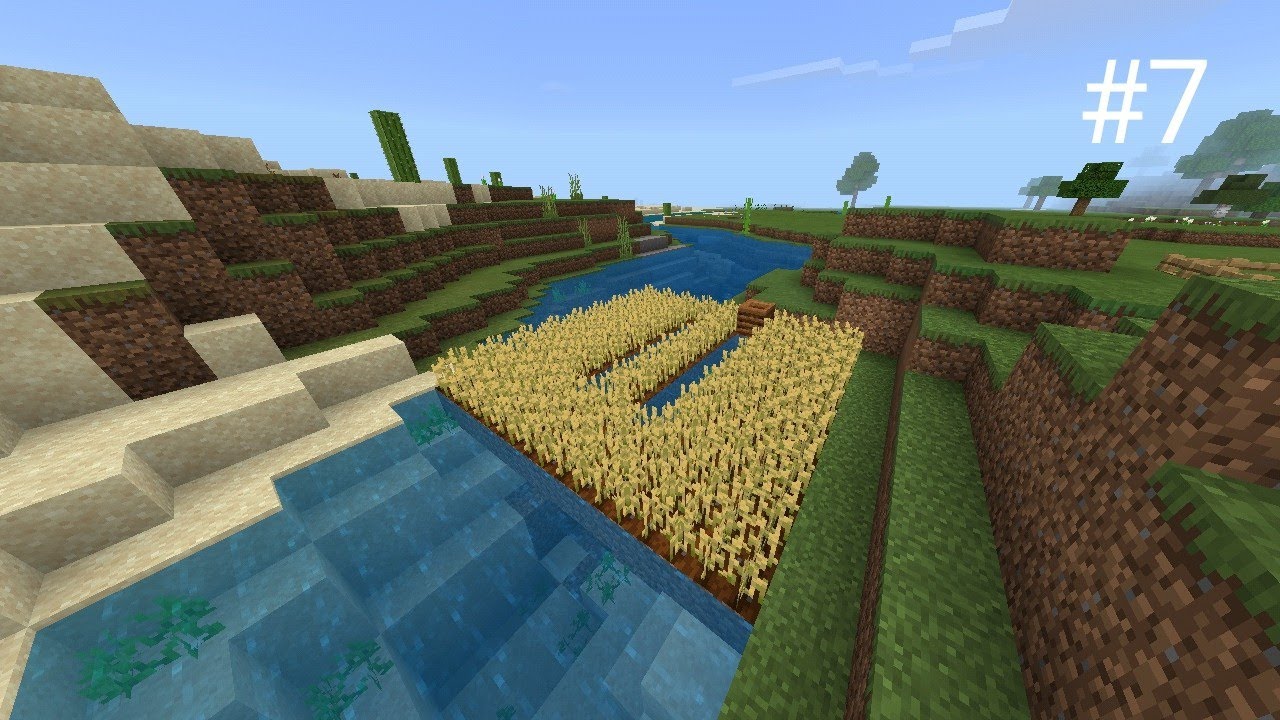 My Wheat Farm in Minecraft | Crop Farm in Minecraft | Minecraft ...