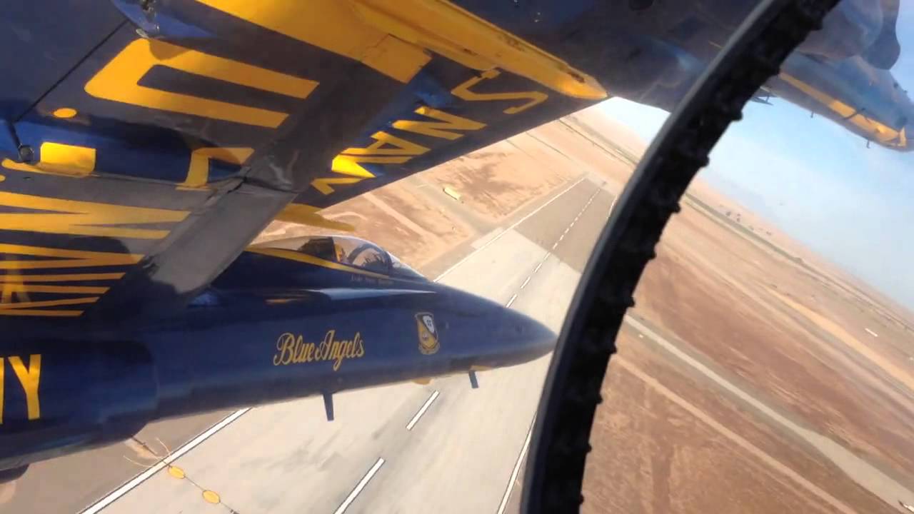 [HD] First Person Cockpit View of Blue Angels F/A-18 Formation Flight ...