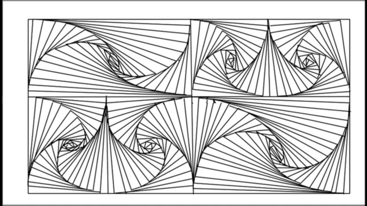 3D Line Illusion Drawing on Paper How to Draw Line Illusions by rookies ...