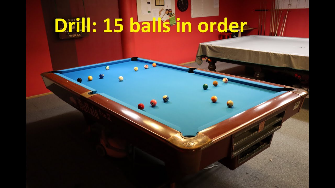 15 balls in order - YouTube
