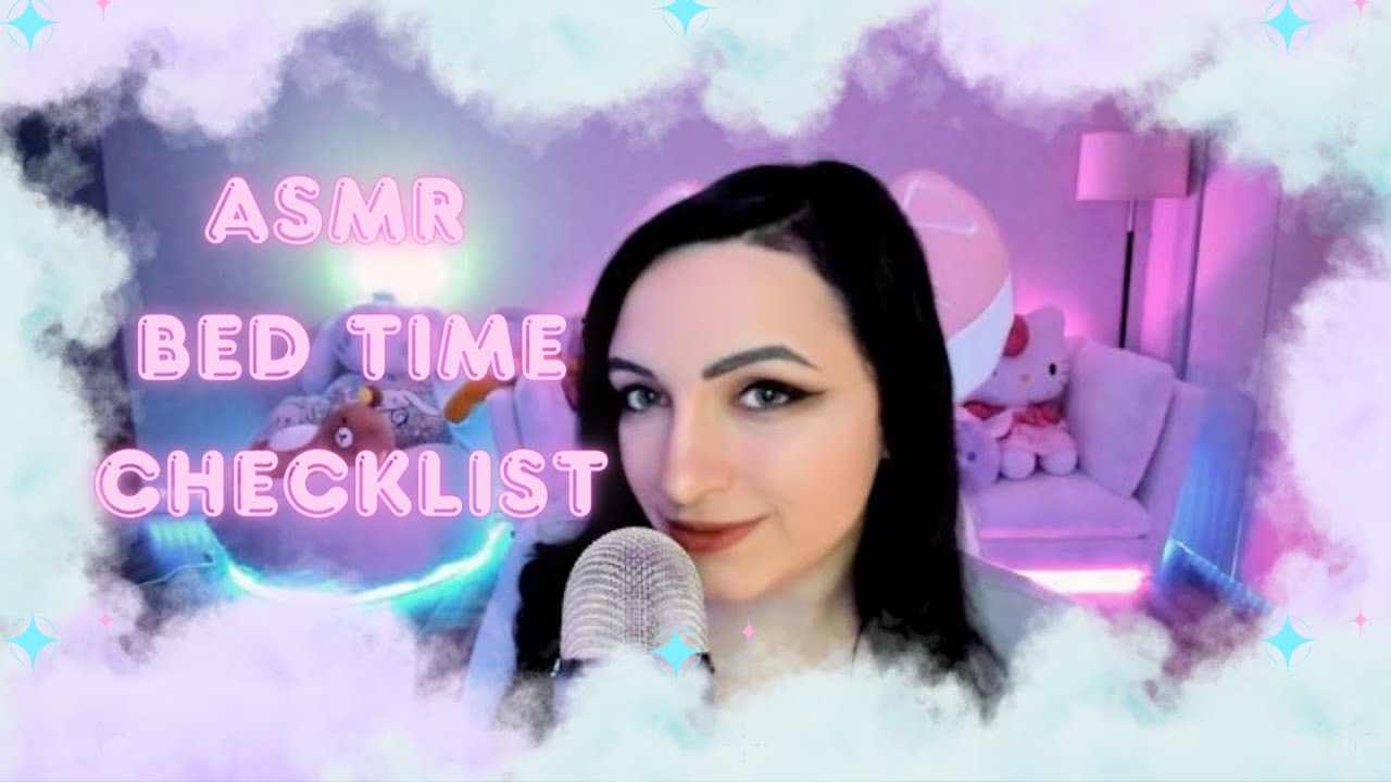 ASMR Bed time checklist and wind down (quiet talking) - YouTube
