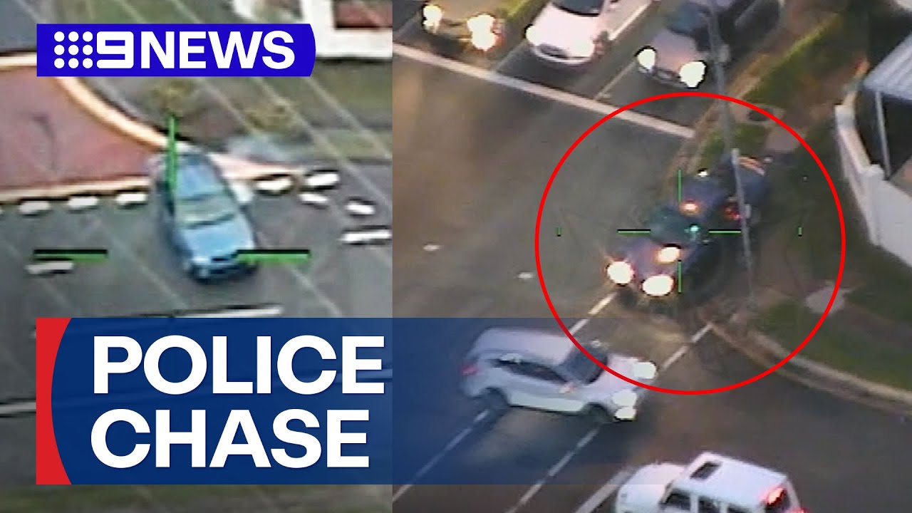 Two men allegedly lead police on wild chase across Brisbane | 9 News ...