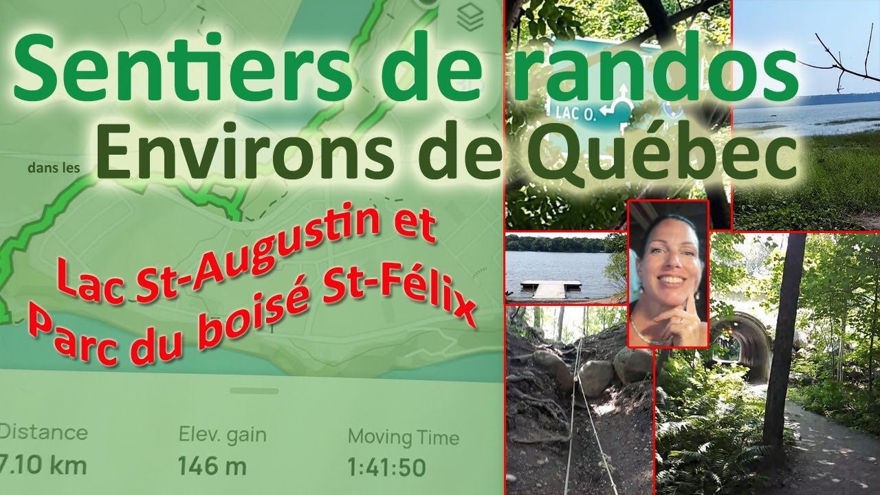 Rando au LAC ST-AUGUSTIN et PARC du BOISÉ ST-FÉLIX - YouTube