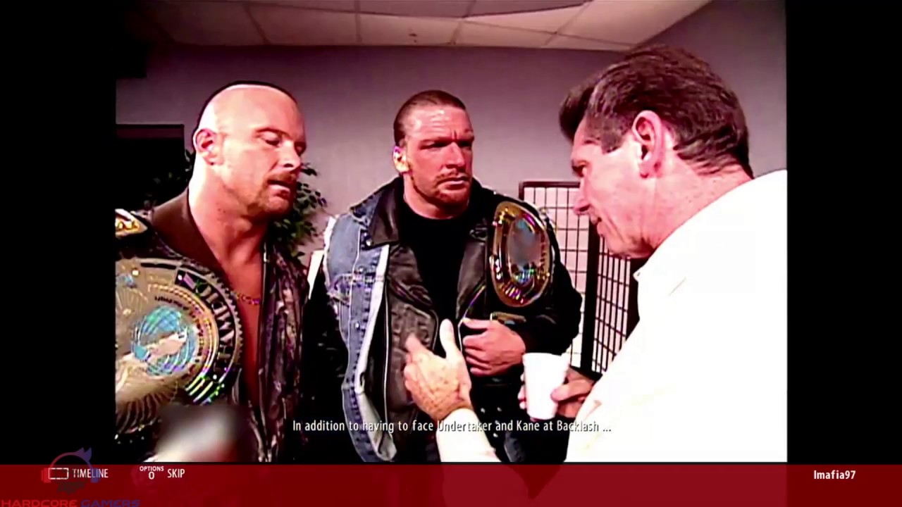 Stone Cold Steve Austin and Triple H vs Undertaker and Kane for Tag ...