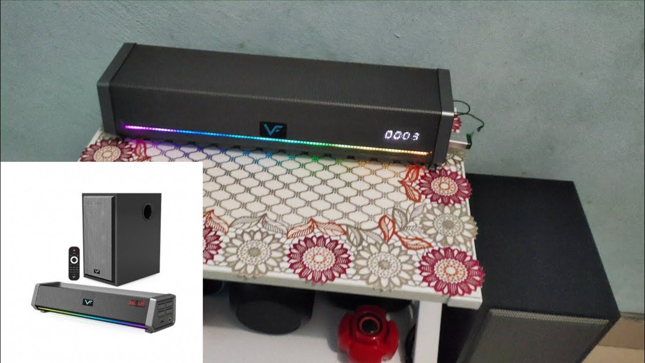 Vinnfier Hyperbar 1100 Soundbar With Subwoofer | Speaker Murah Dan Padu ...
