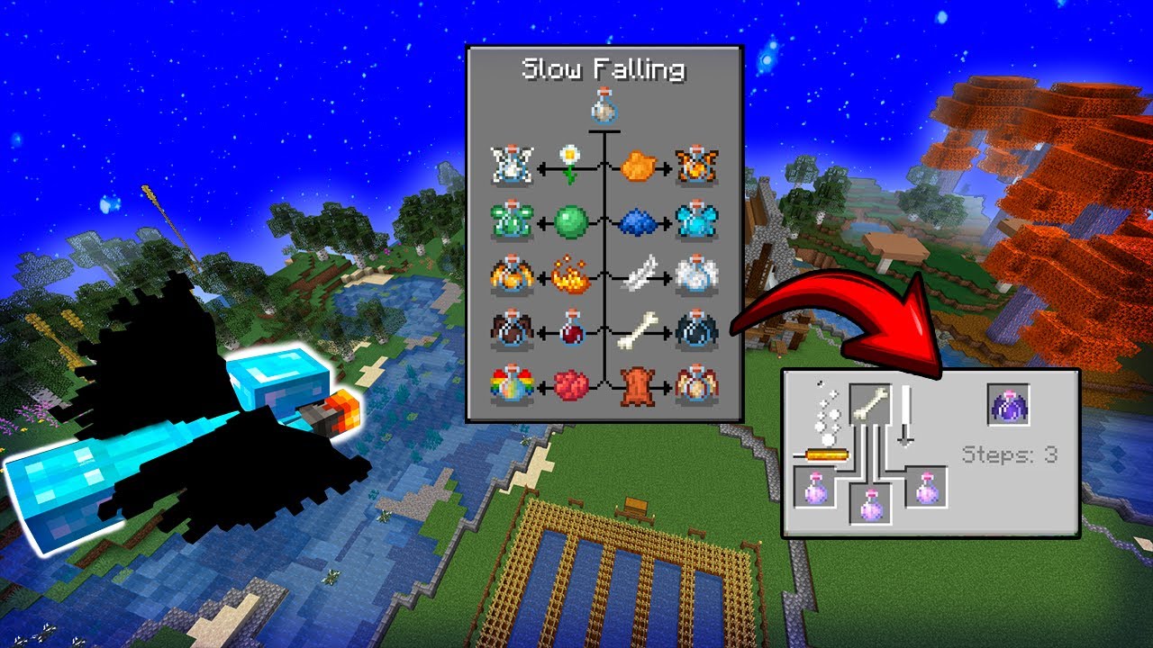 CRIEI UMA SUPER POÇÃO DE ASAS NO MINECRAFT! (WINGS) WORLD-CRAFT EP.9 ...