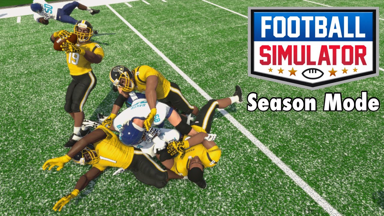 Football Simulator - SEASON MODE!! But I Forget To Turn My Mic On - YouTube