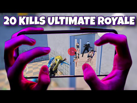 20 Kills in Ultimate Royale + Handcam | PUBG Mobile