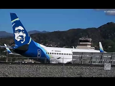 Alaska Airlines Boeing 737-790 Departing Burbank Airport (BUR) - YouTube
