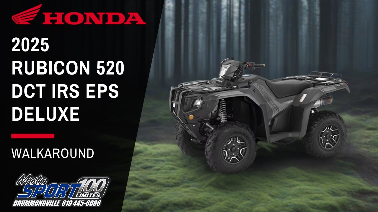 Honda Rubicon 520 DELUXE DCT IRS EPS 2025 | Walkaround - YouTube