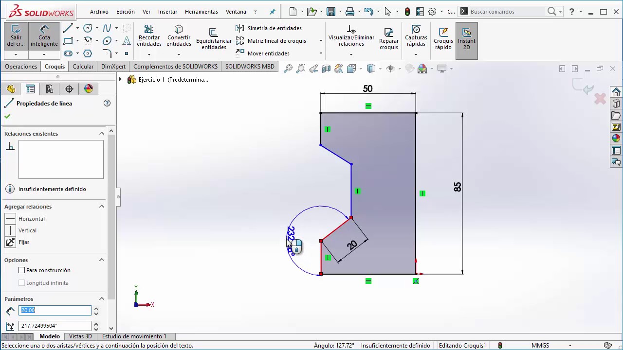 curso de solidworks "Cota inteligente" - YouTube