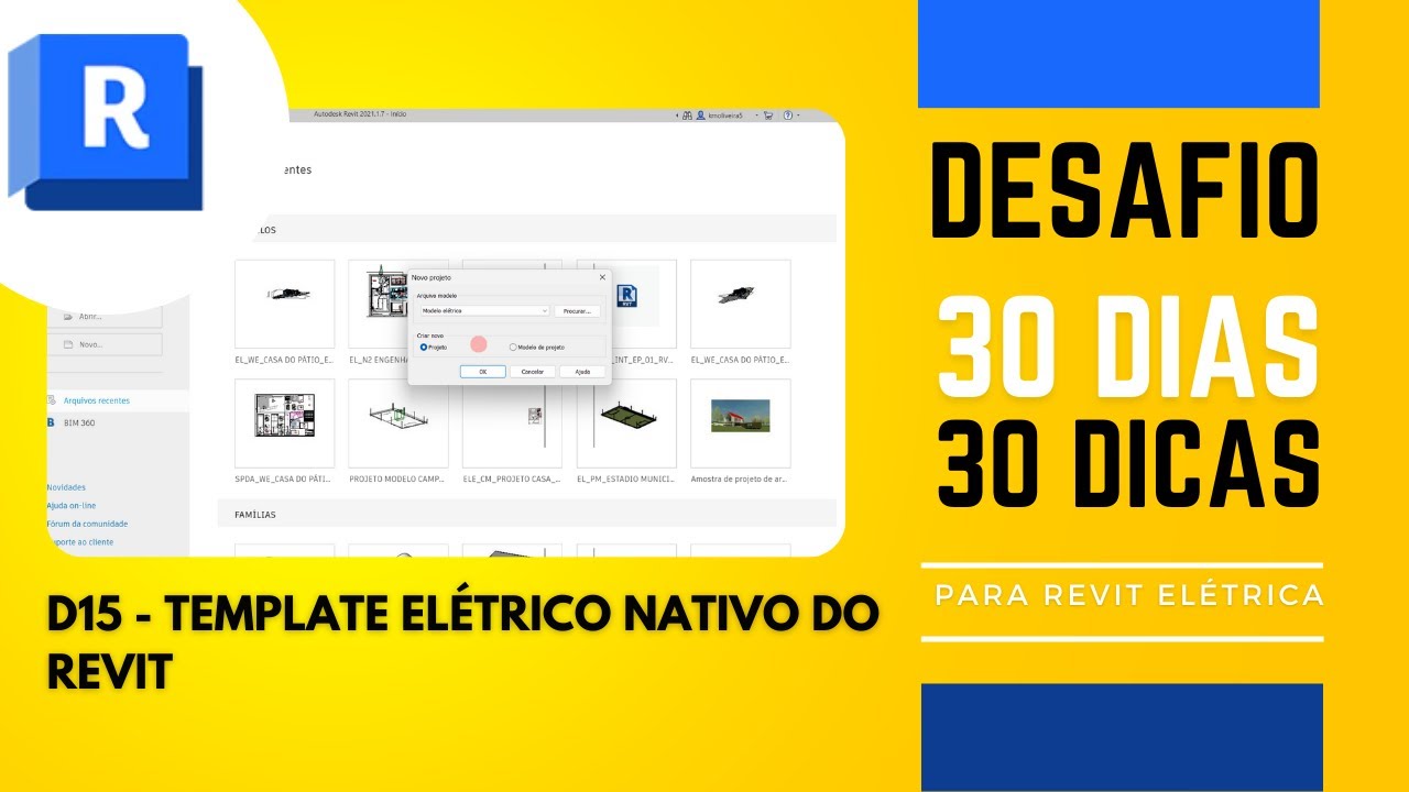 D15 - Template elétrico nativo do Revit - YouTube