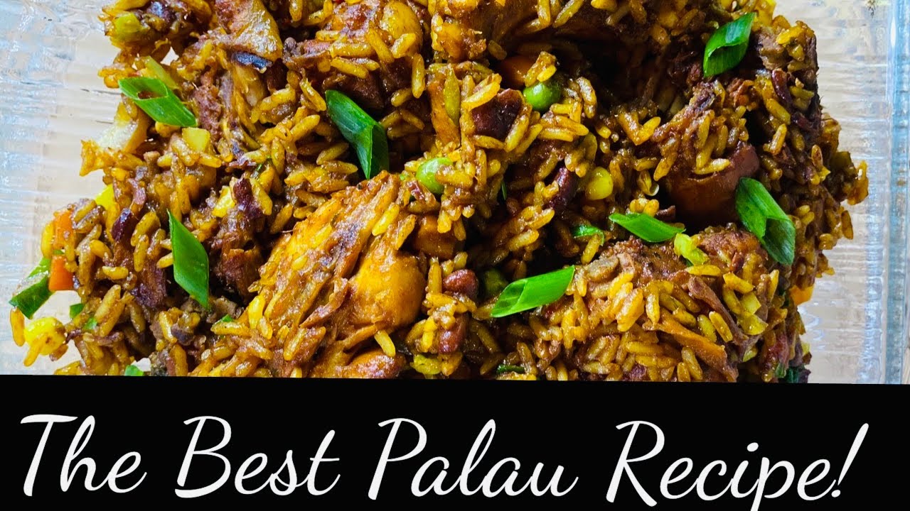 The best Palau Recipe! Cook up rice/Lokri/Seasoned Rice - YouTube