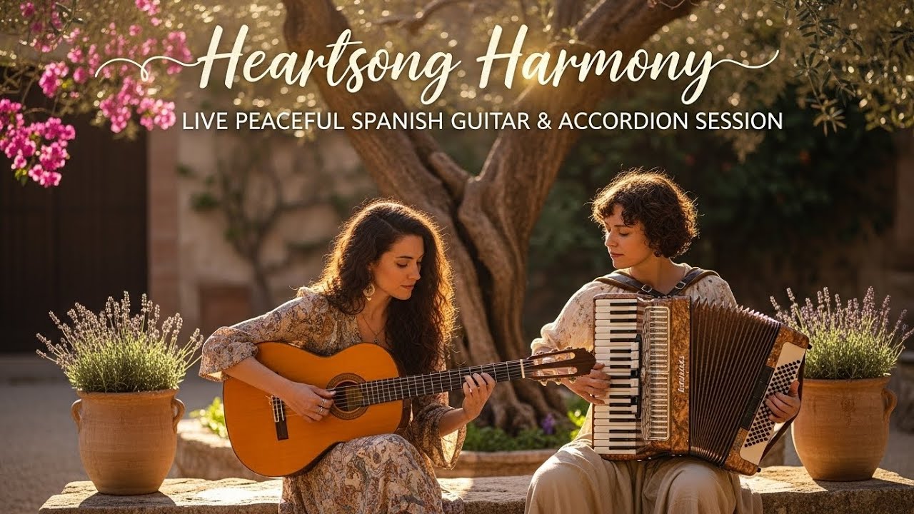LIVE!!! Spanish Guitar And Accordion - Peaceful in Heartsong Harmony ...