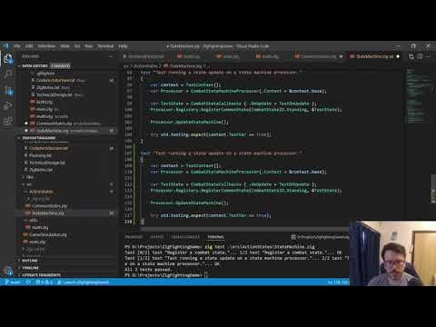 Zig Fighting Game - Character Action State Machine Implementation Part 3 - YouTube