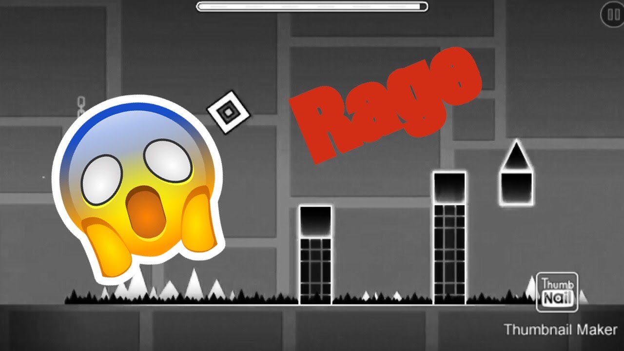 Geometry dash RAGE - YouTube