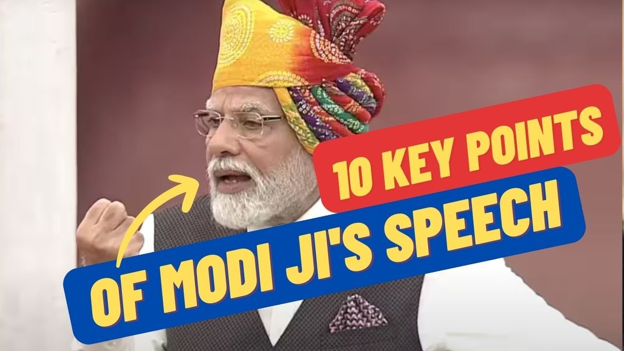 10 Key Hightlight Of Narendra Modi's Speech On Independence Day | Modi ...