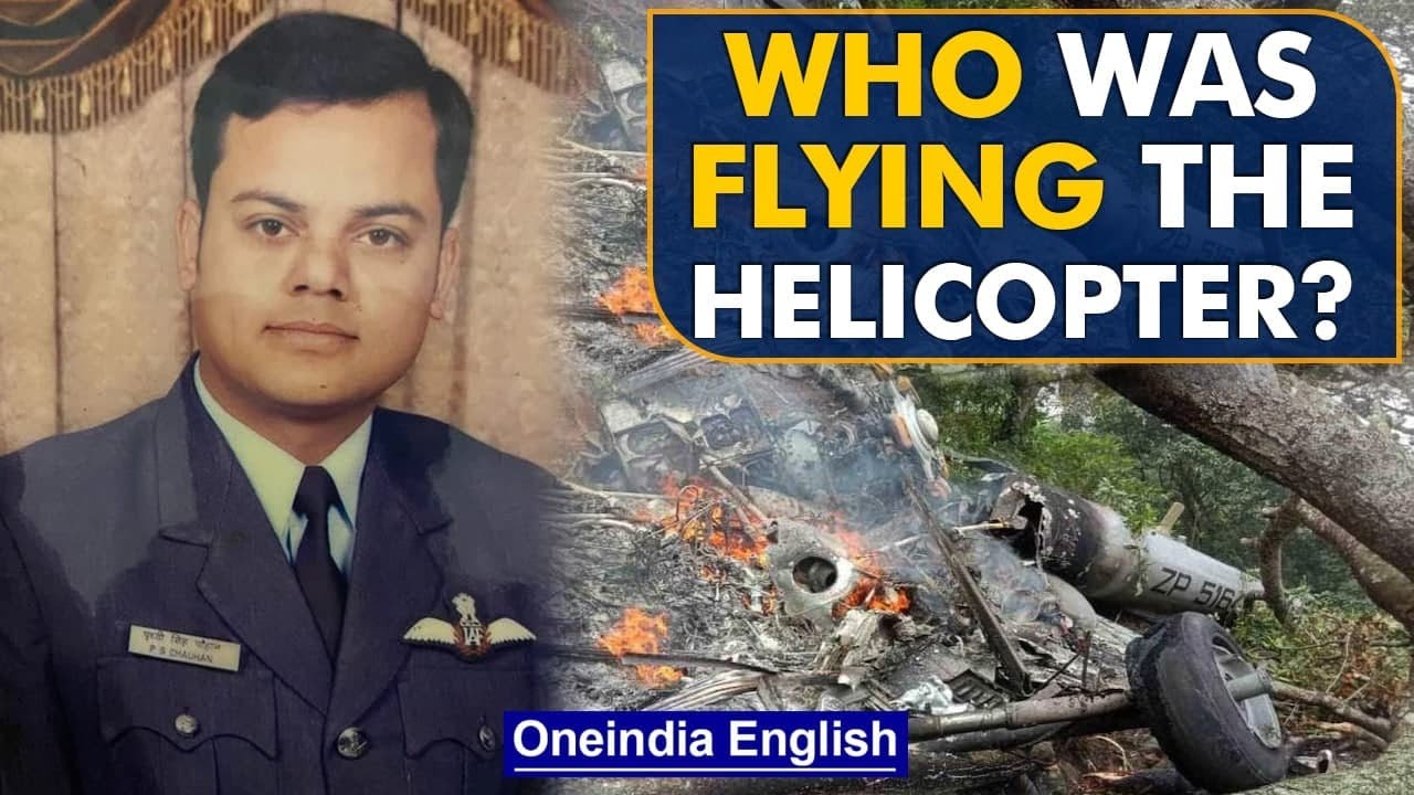 Wing Commander Prithvi Singh Chauhan was flying Mi-17V5 chopper that ...
