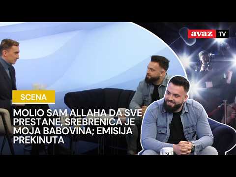 Sadik Hasanović: Molio sam Allaha da sve prestane, Srebrenica je moja babovina; Emisija prekinuta