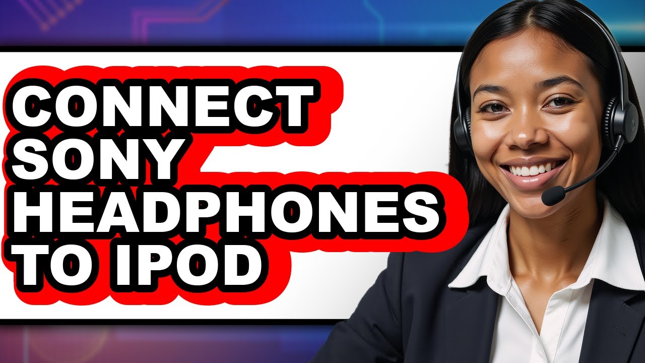 How to Connect Sony Headphones to iPod (Only Way) - YouTube