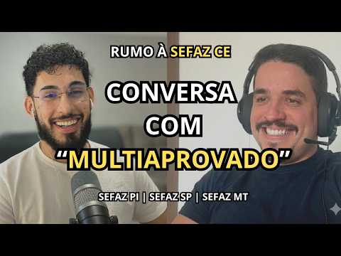 Conversa com um Múltiplo Aprovado: Marcelo Gome(SEFAZ SP, SEFAZ PI, SEFAZ MT ...)
