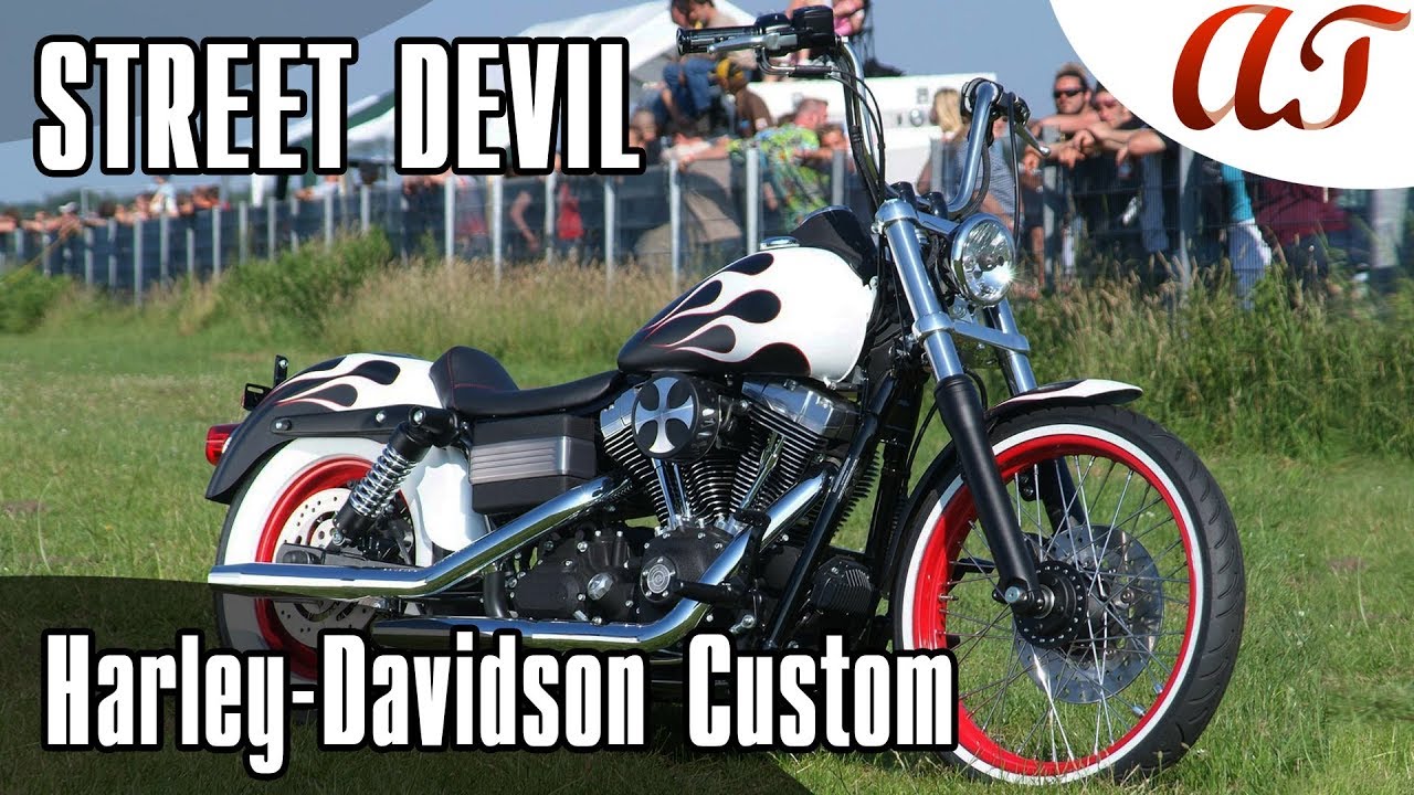Harley-Davidson STREET BOB Custom: STREET DEVIL * A&T Design - YouTube