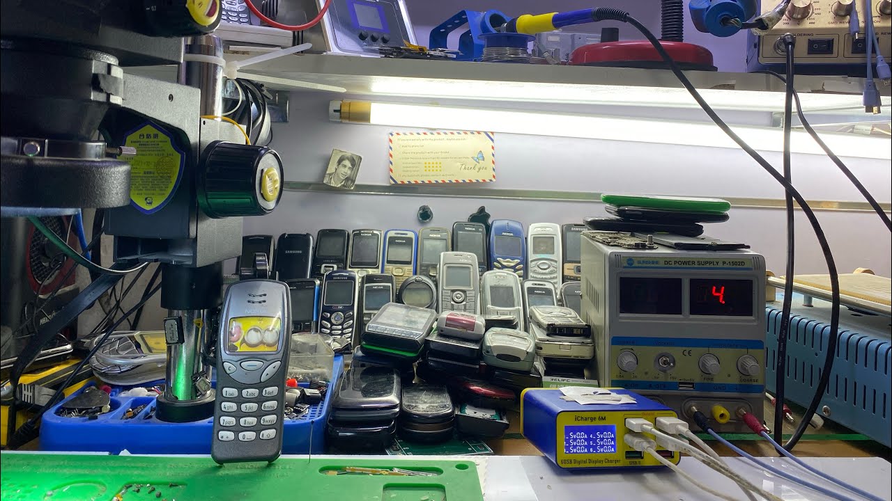 Old phone repair - YouTube