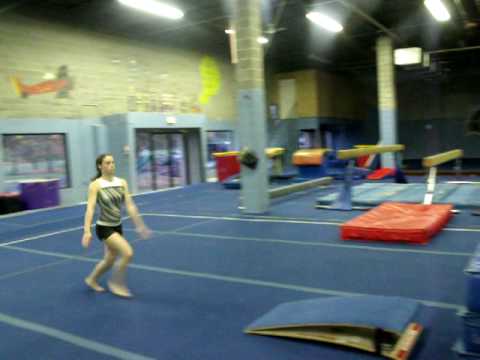 Straight Jump on to Mats - YouTube