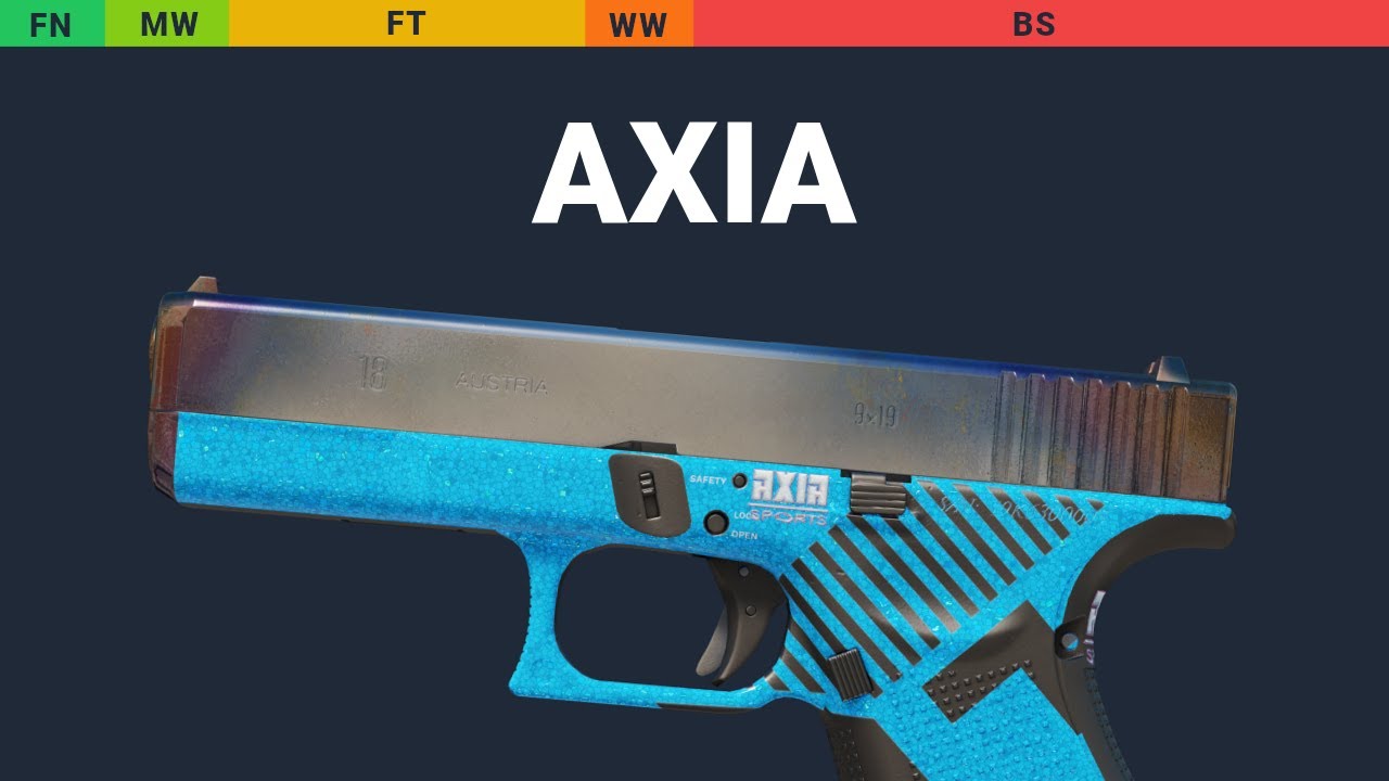 Glock-18 AXIA - Skin Float And Wear Preview - YouTube