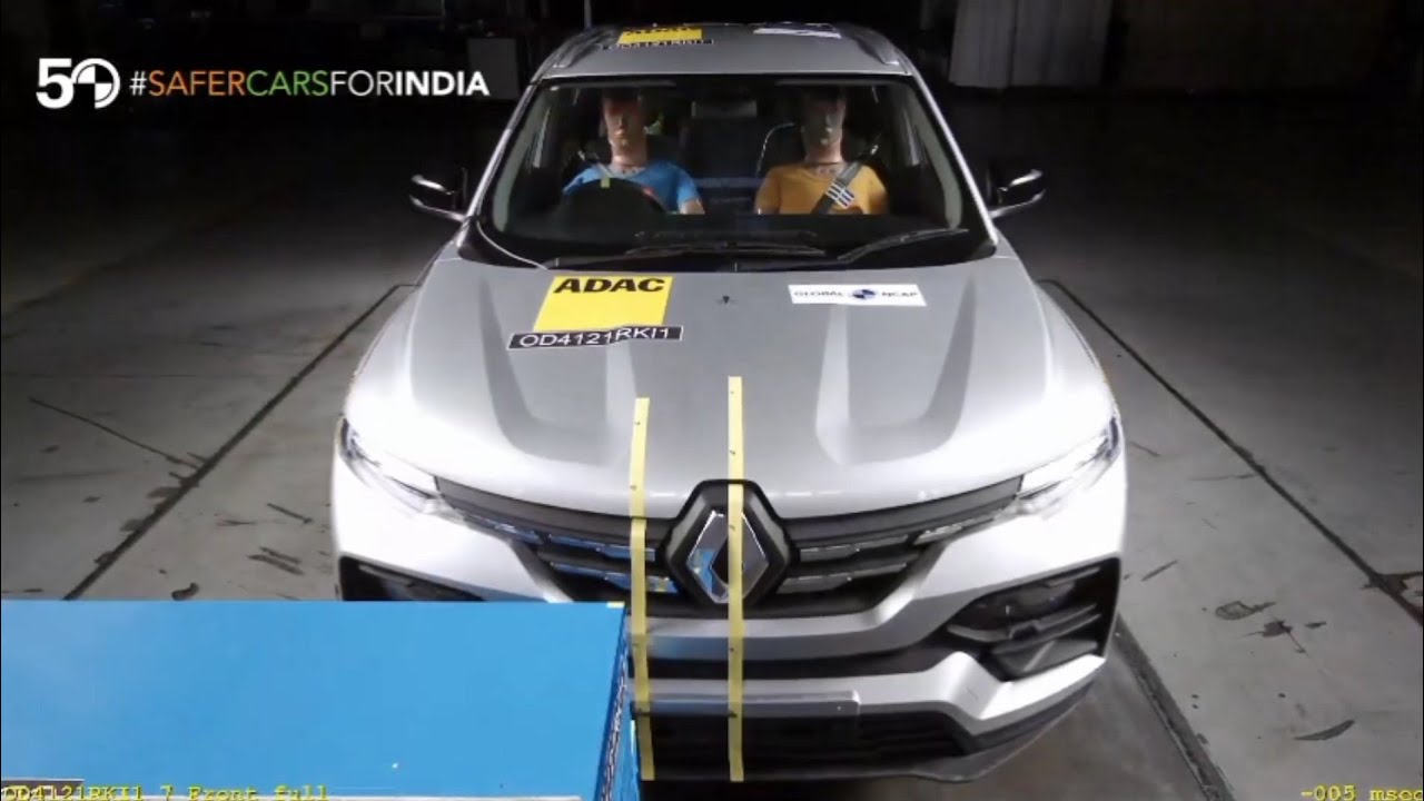 Renault Kiger 2022 Crash Test🔥| Renault Kiger Safety | - YouTube