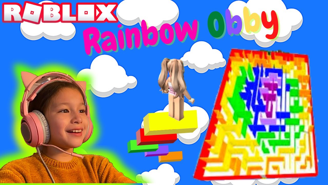 ROBLOX RAINBOW OBBY ... EASY? - YouTube