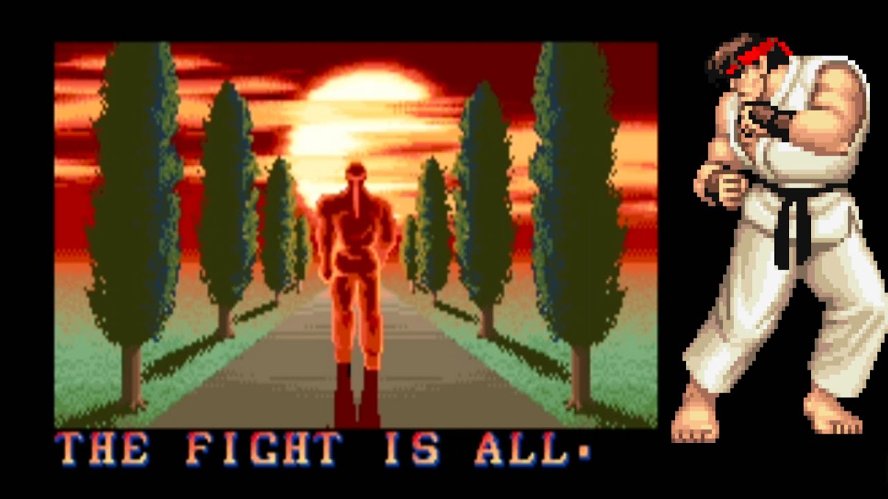 Street fighter 2 : Ryu Ending - YouTube