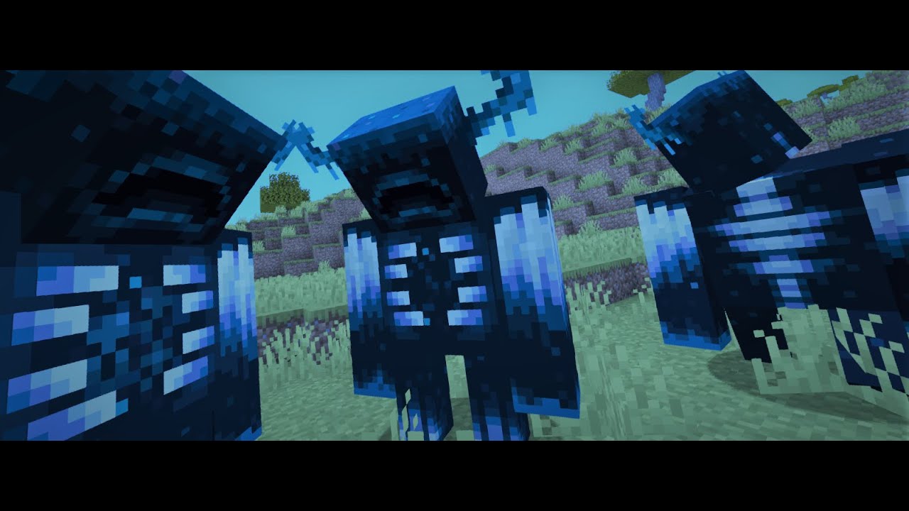 FIGHTING 3 WARDENS | Warden 1v3 | Easy Difficulty | Minecraft 1.20 ...