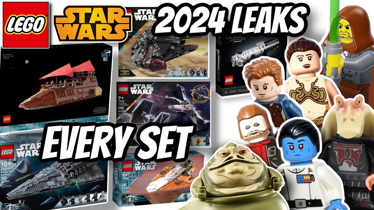LEGO Star Wars 2024 Leaks UPDATE EVERY SET (Slave Leia, Cal Kestis ...