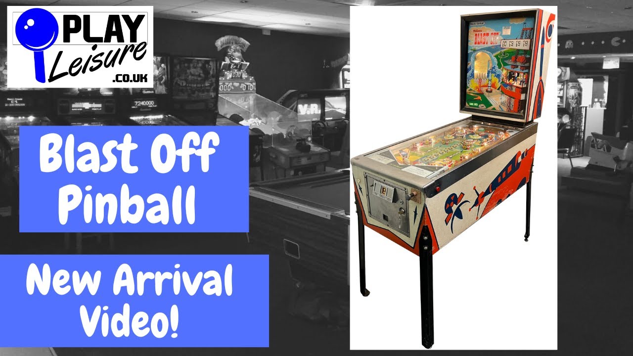 Head back to the 60s in style... It's the Blast Off Pinball Table ...