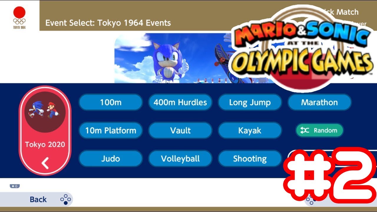 Mario & Sonic at the Olympic Games Tokyo 2020 : Gameplay (2 Players ...