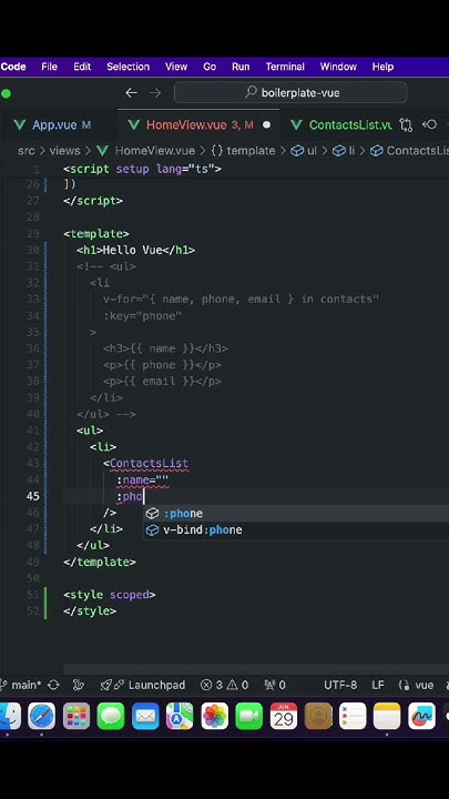 Implementando props no VueJS com TypeScript #javascript #vue #dicasdev #vuejstutorial #frontend ...