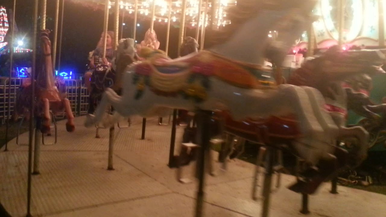 Merry-go-round at the country fair - YouTube