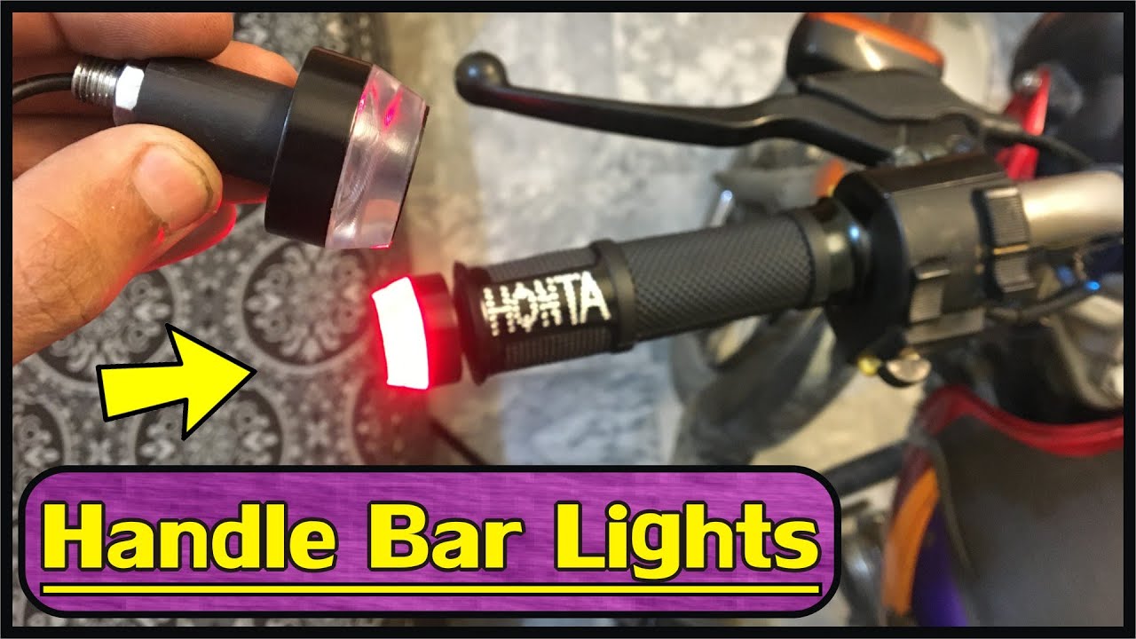 Handle Bar Lights Installation In Bike / Honda CD 70 Handle Bar Lights ...