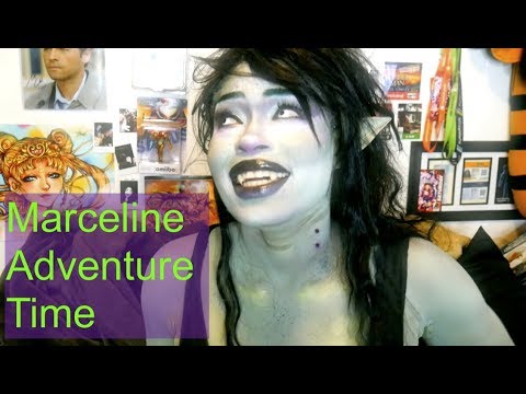 Adventure Time Marceline every day glam makeup tutorial - YouTube