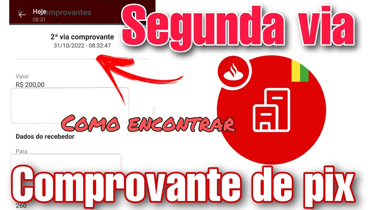 comprovante pix Santander como encontrar segunda via pix Santander ...