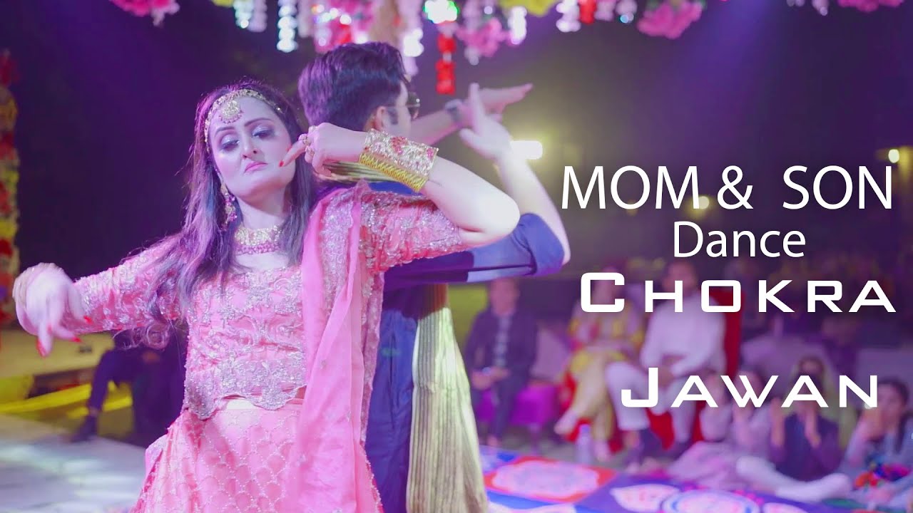 Mom & Son Dance on Chokra Jawan | mehndi dance perfomance 2023 - YouTube