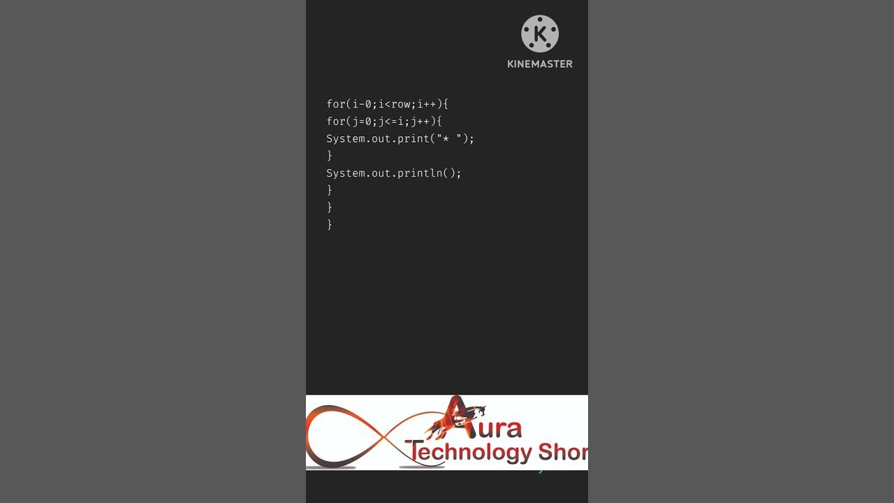 Java Program To Print Right Triangle Star Pattern shorts viralshorts java-program-to-print-right-triangle-star-pattern-shorts-viralshorts