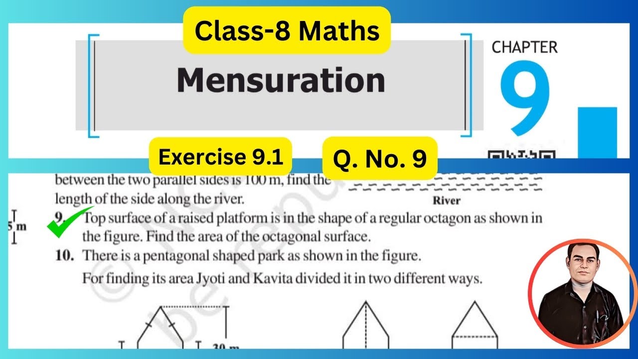 Class 8 Maths Chapter-9 Mensuration Exercise 9.1 Q.No-9 NCERT solutions - YouTube