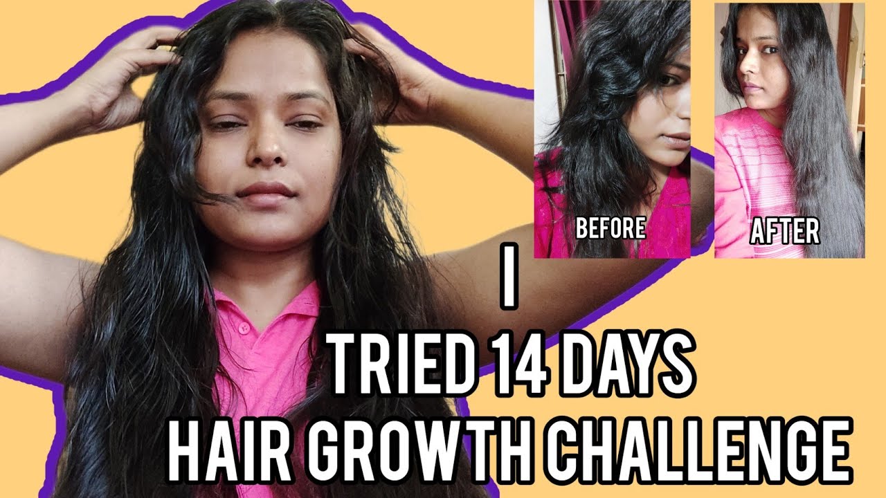 14 Days EXTREAM HAIR GROWTH CHALLENGE | Get Thicker Hair In 2 Weeks ...