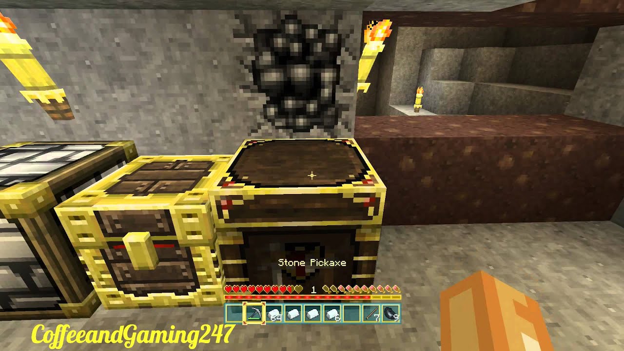 Minecraft PS4 Fantasy Texture Pack Lets Play Episode 1 - YouTube