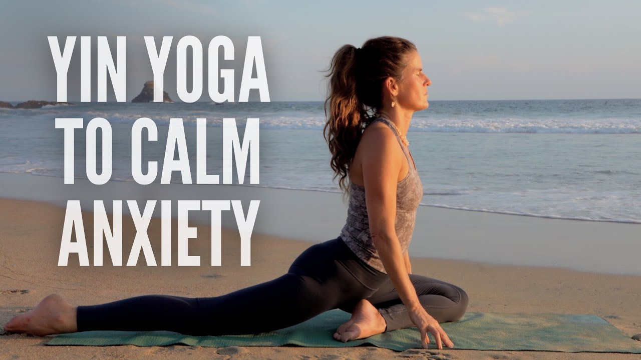 Yin Yoga To Calm Anxiety {45 Min} | Devi Daly Yoga - YouTube