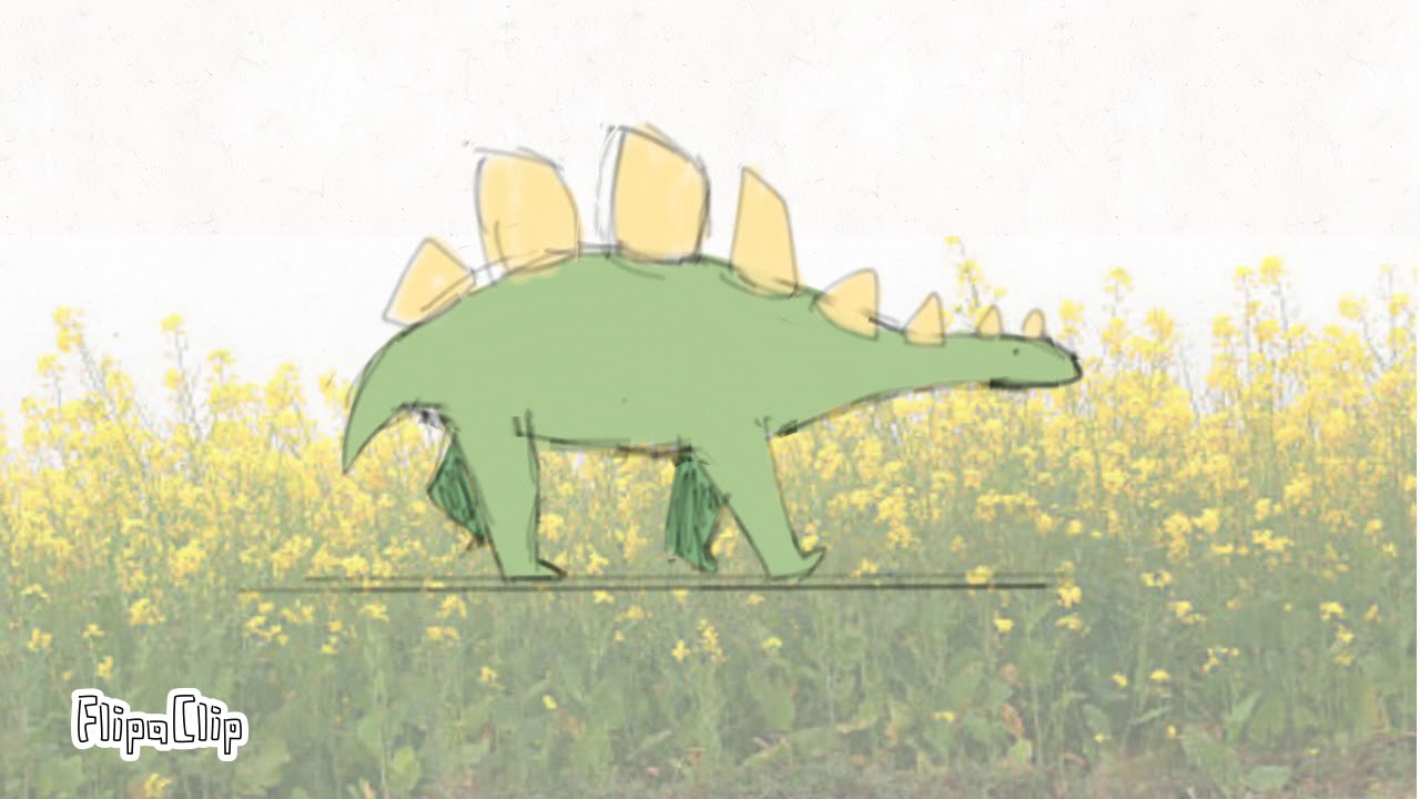 Stegosaurus Animation🦖 - YouTube