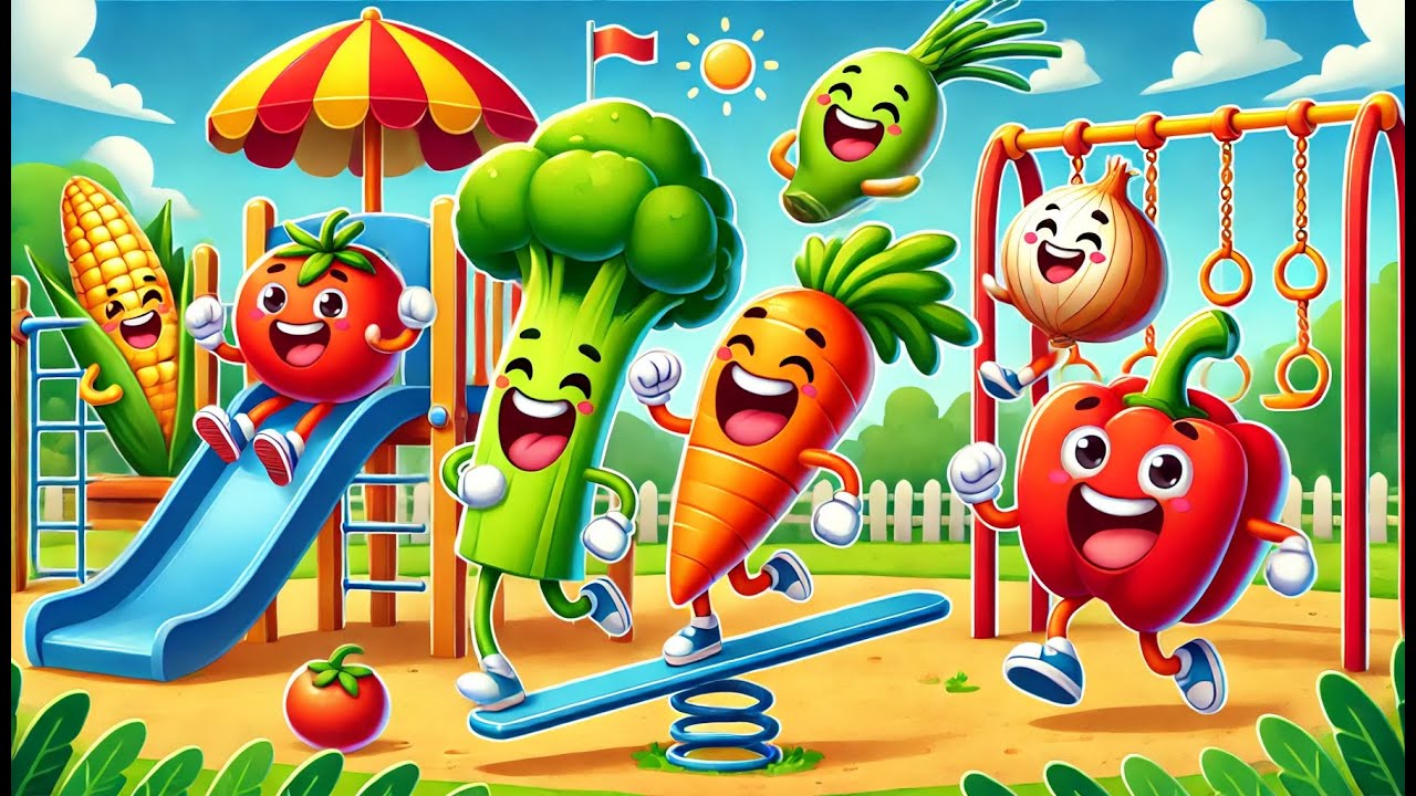 Veggie Song - Learn Vegetables with Nursery Rhyme and Kids Song - YouTube