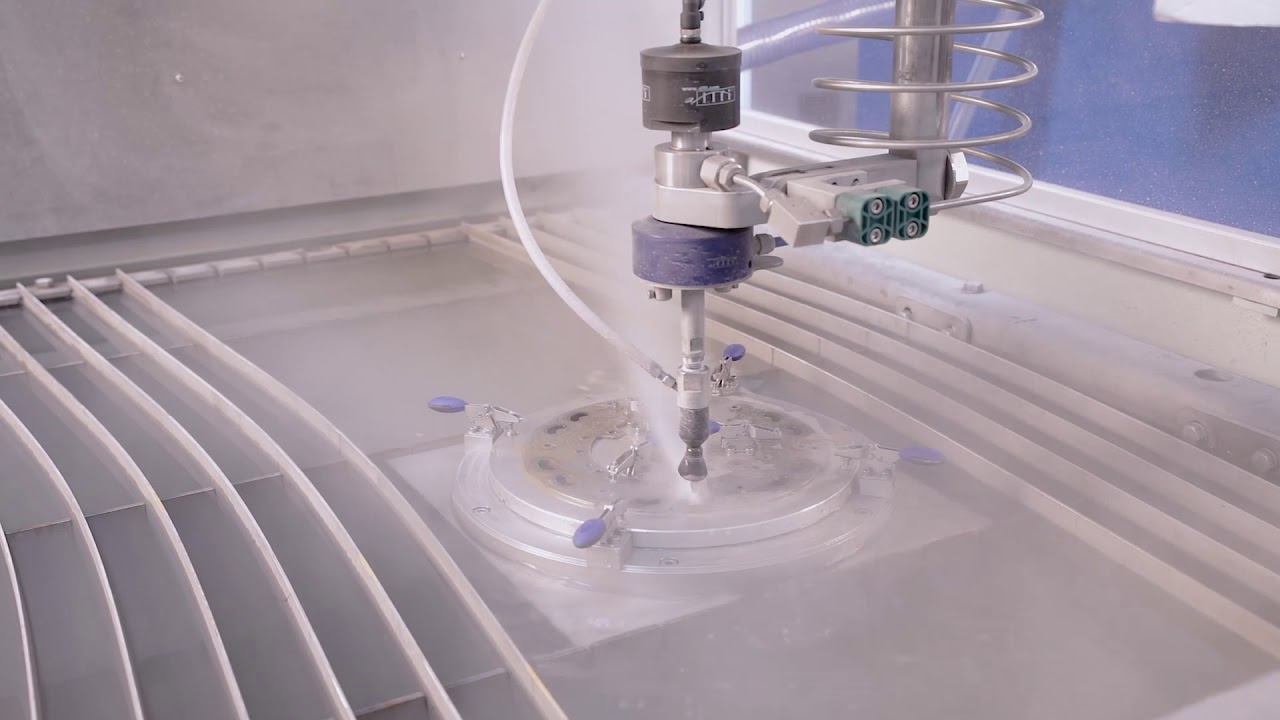 KNUTH Water Cutting Machine Hydro-Jet Vario 1313 - YouTube